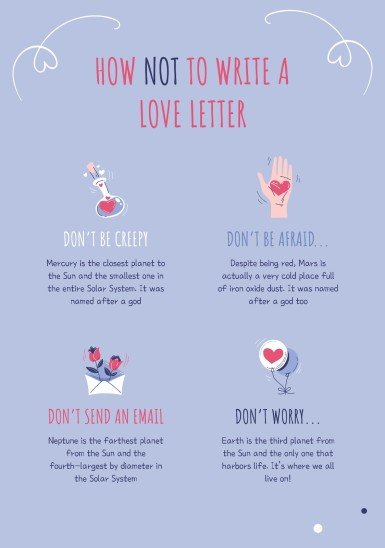 Colorful Love Letters Google Slides & PowerPoint template