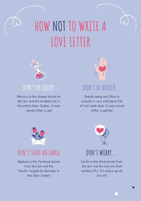 Colorful Love Letters Google Slides & PowerPoint template