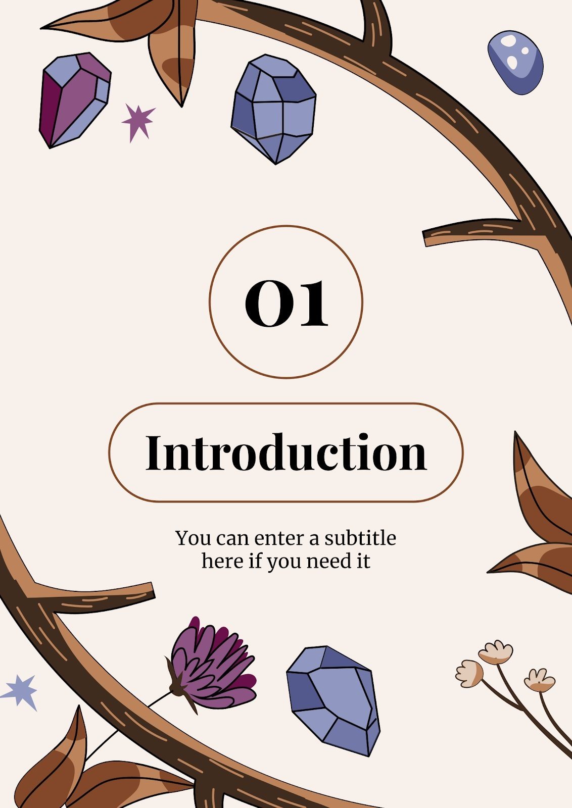 Boho Style Student Book | Google Slides & PowerPoint