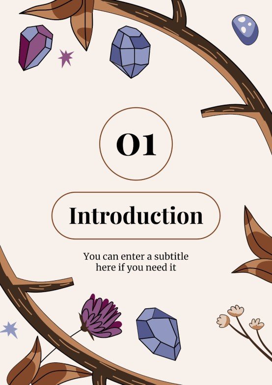 Boho Style Student Book | Google Slides & PowerPoint