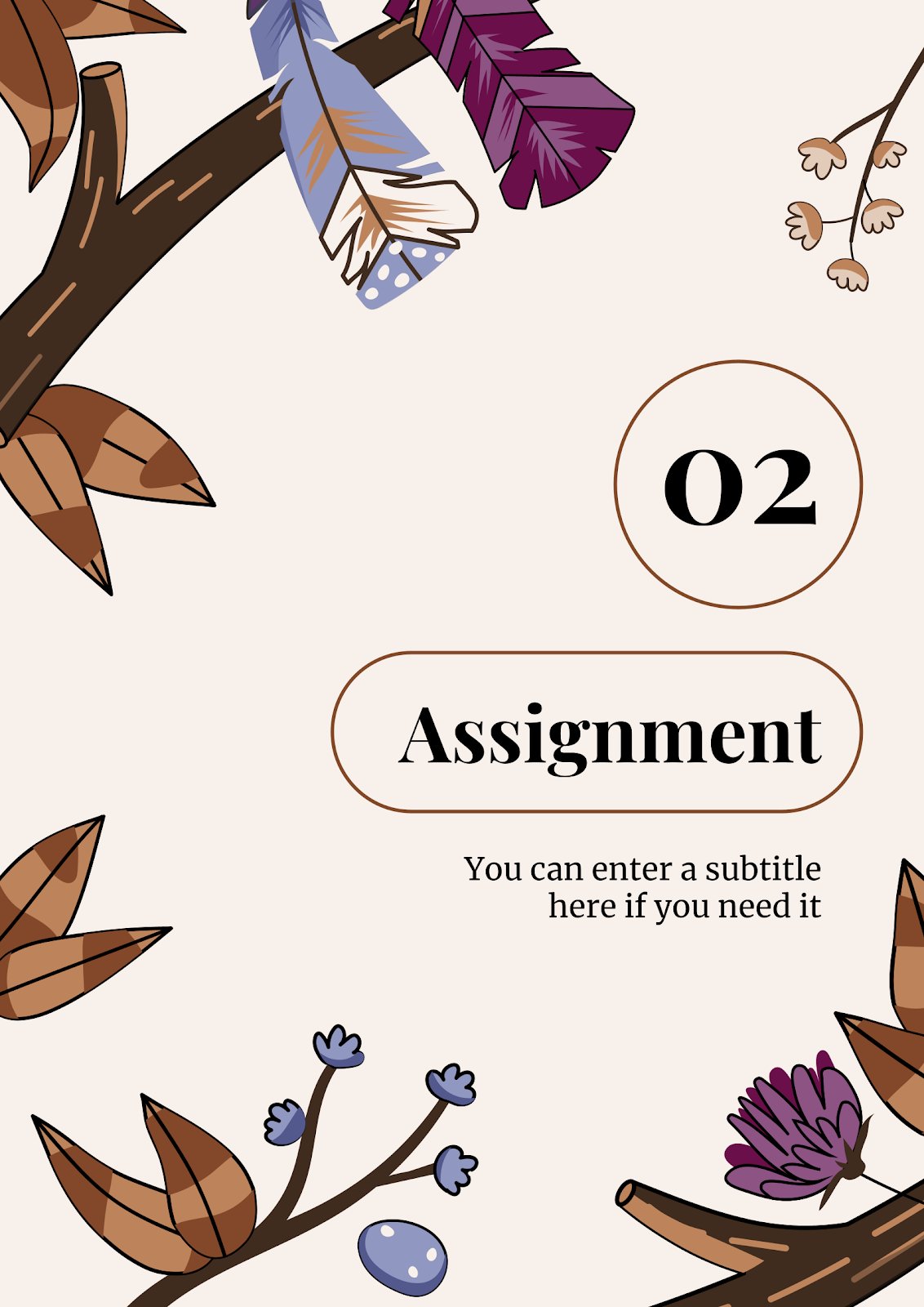 Libro del estudiante estilo boho | Google Slides y PowerPoint