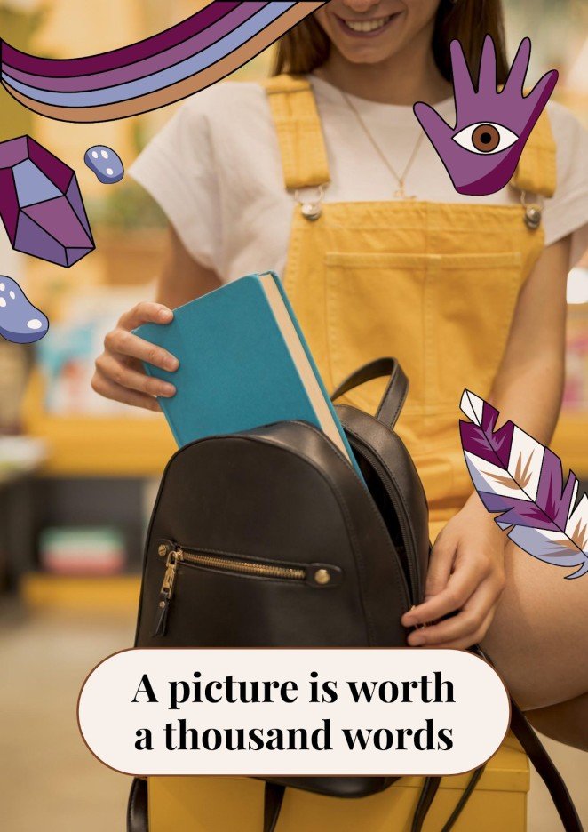 Boho Style Student Book | Google Slides & PowerPoint