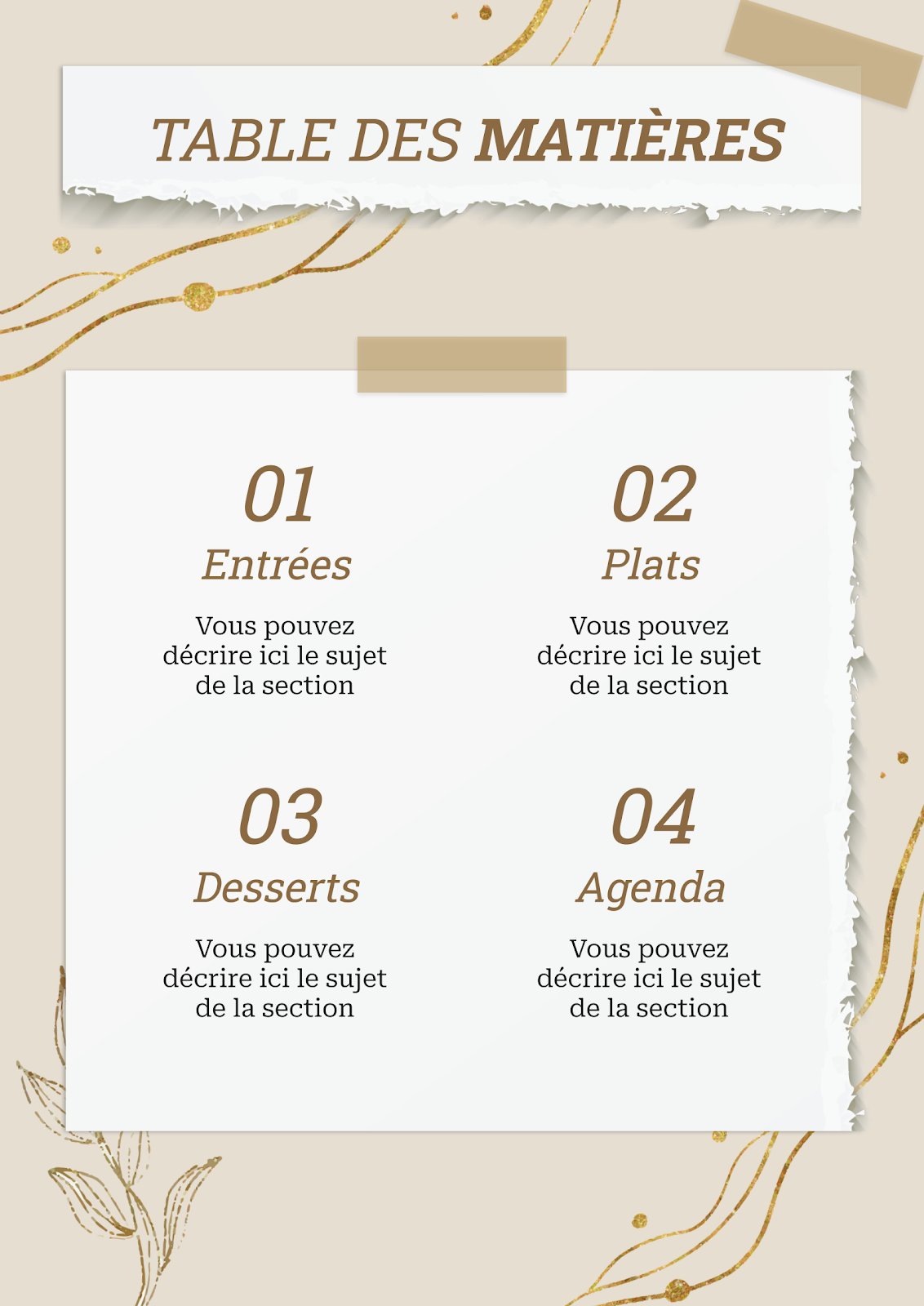 French Food Cookbook | Google Slides & PowerPoint