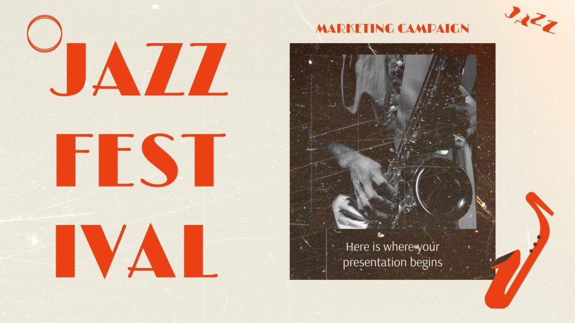 Free Jazz-related Google Slides and PowerPoint Templates