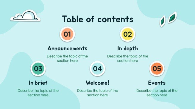 Climate Change Stickers for Marketing Newsletter