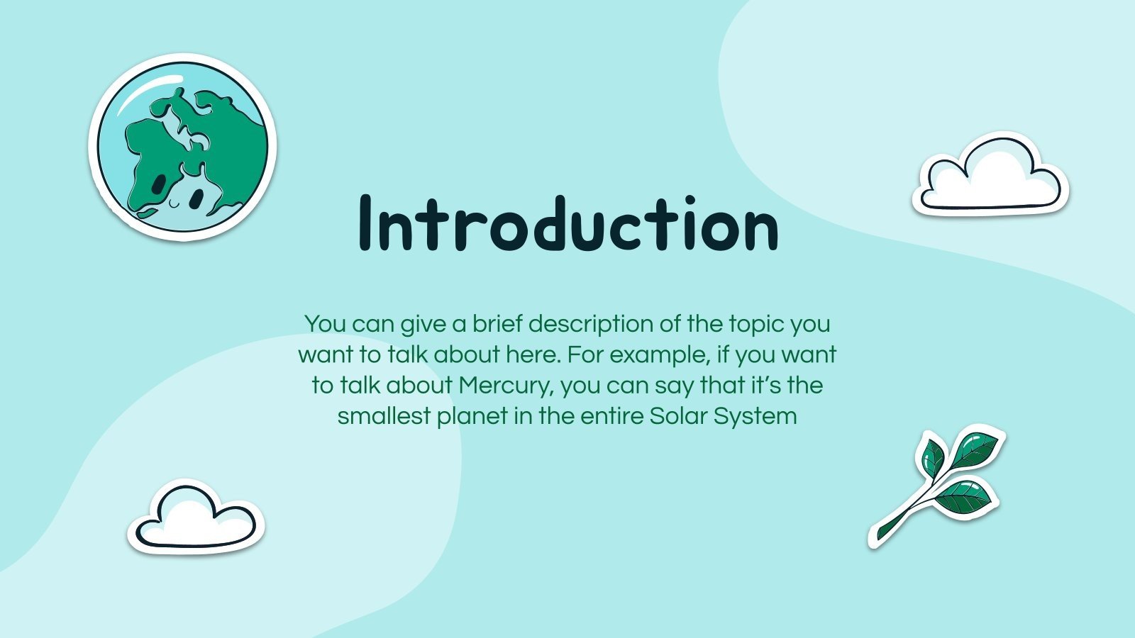 Climate Change Stickers for Marketing Newsletter