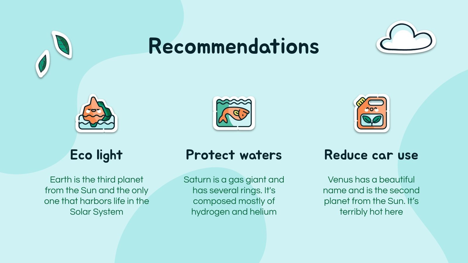 Climate Change Stickers for Marketing Newsletter