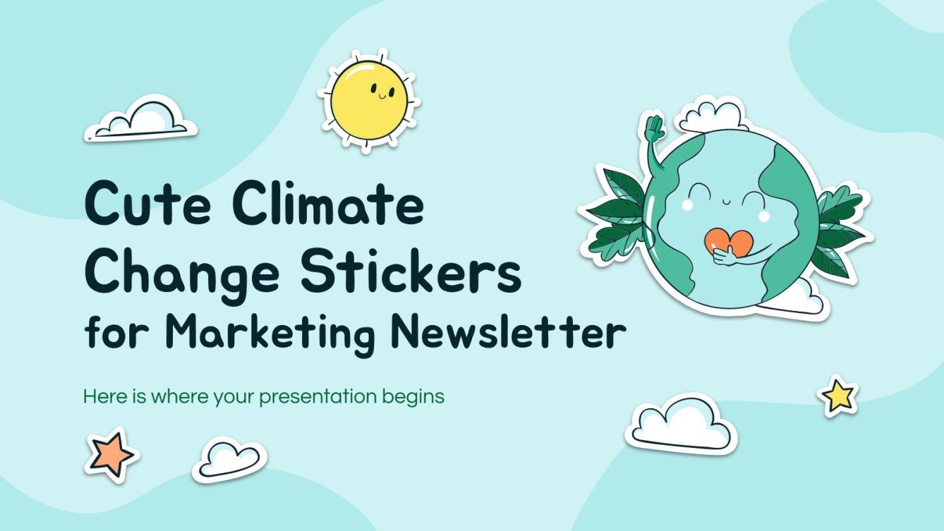 Modèles Google Slides et PPT sur le changement climatique