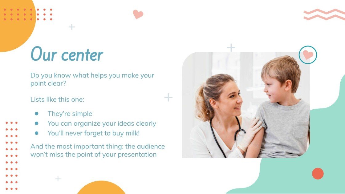 Pediatric Nursing Healthcare Center | Google Slides & PPT