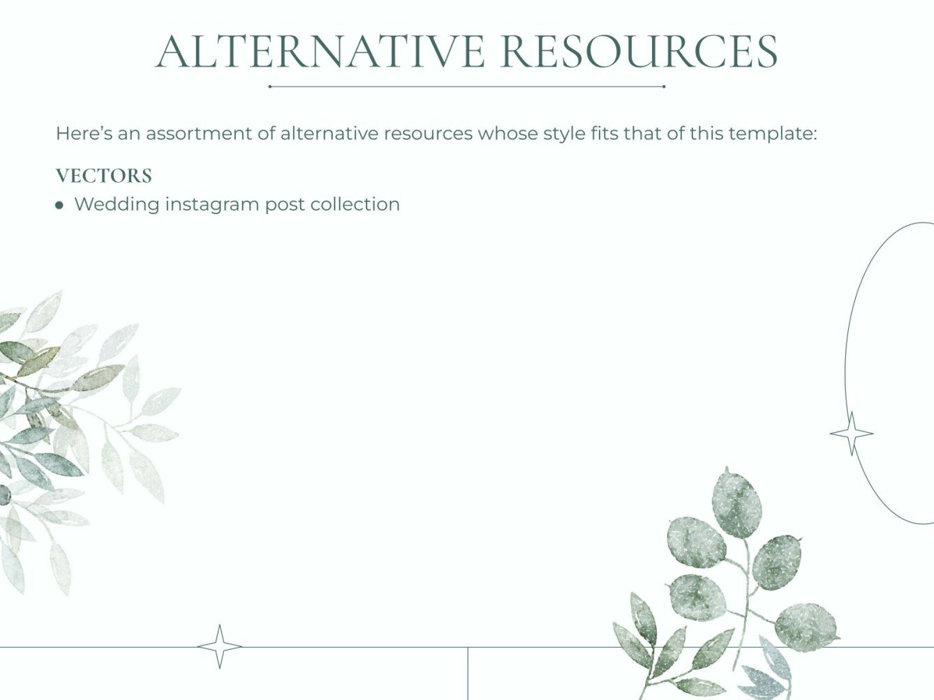 Elegant Plants Research Poster | Google Slides & PowerPoint