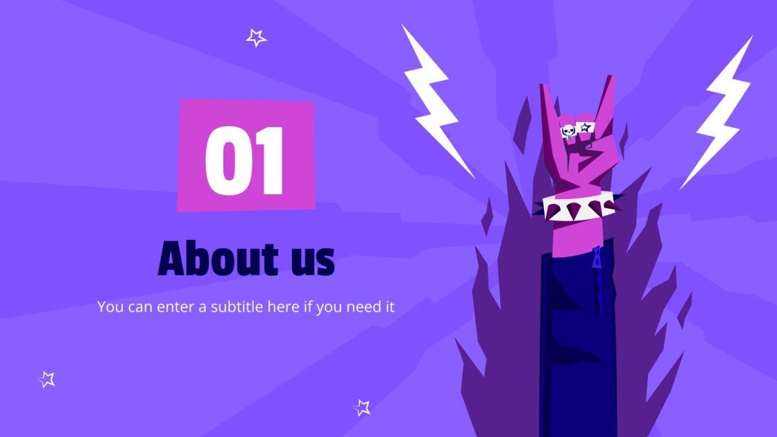 Punk Rock Festival MK Campaign | Google Slides & PowerPoint