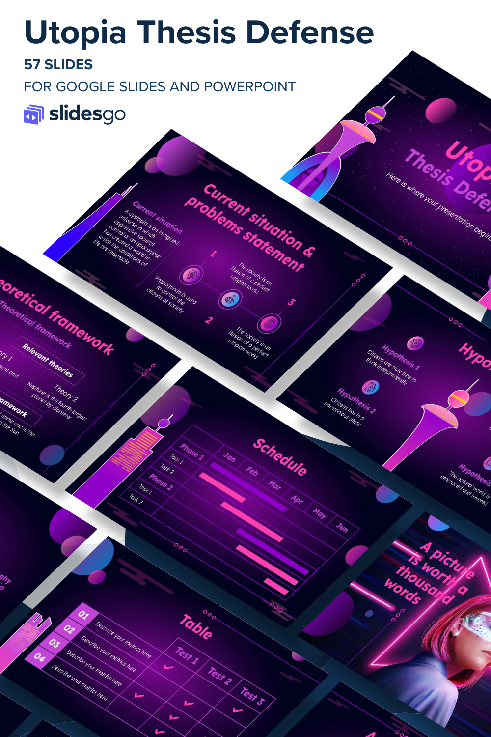 Utopia Thesis Defense | Google Slides & PowerPoint