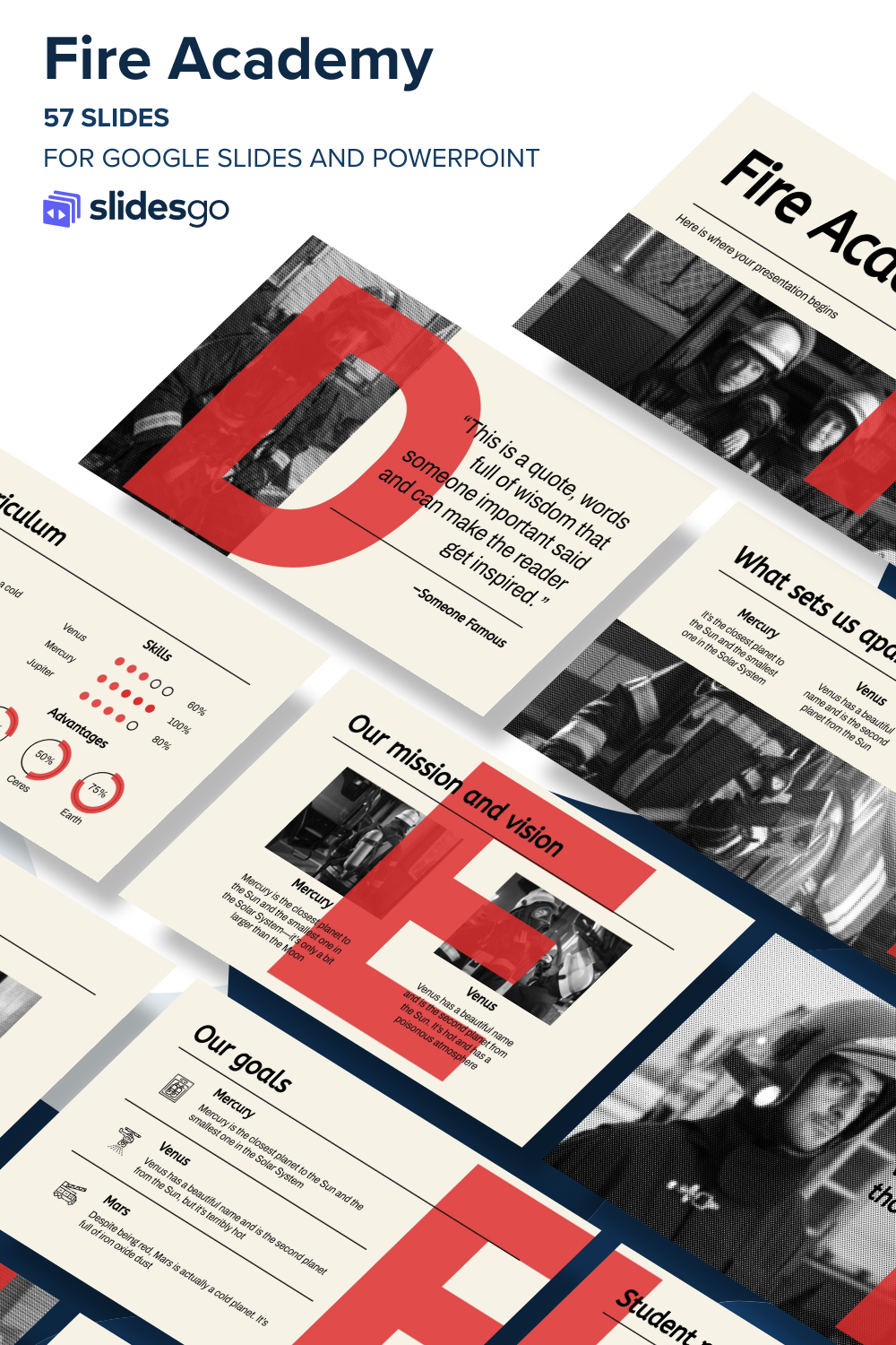 Fire Academy | Google Slides theme & PowerPoint template