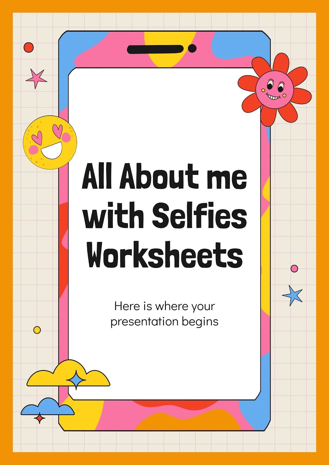 All About Me with Selfies Worksheets | Google Slides & PPT