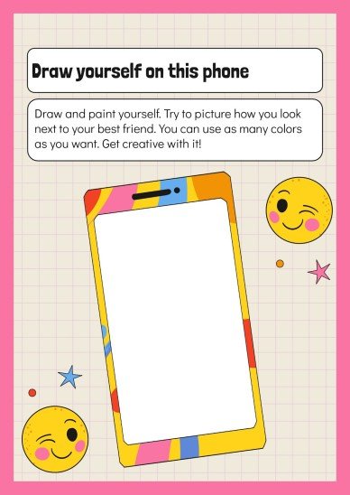 All About Me with Selfies Worksheets | Google Slides & PPT