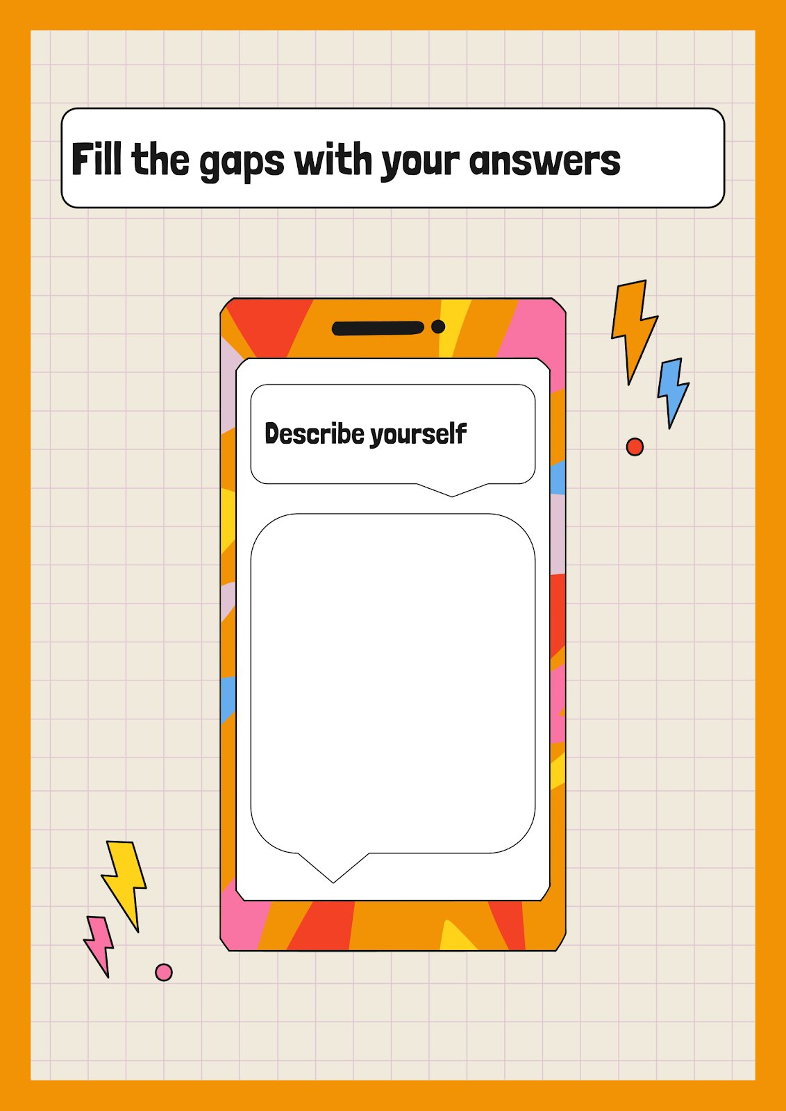 All About Me with Selfies Worksheets | Google Slides & PPT