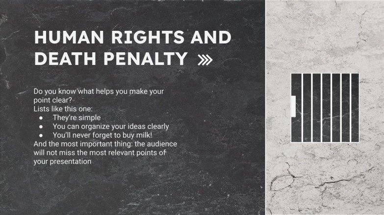 Debate on the Death Penalty for Law Students | Google Slides