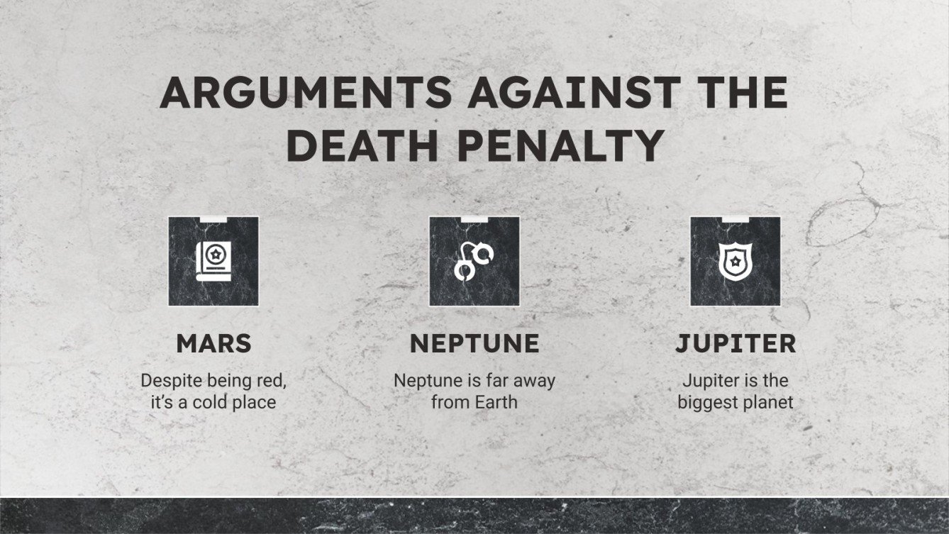 Debate on the Death Penalty for Law Students | Google Slides