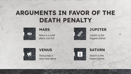 Debate on the Death Penalty for Law Students | Google Slides
