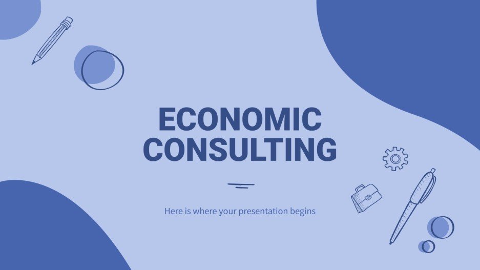 Modelos grátis de economia para o Google Slides e PowerPoint