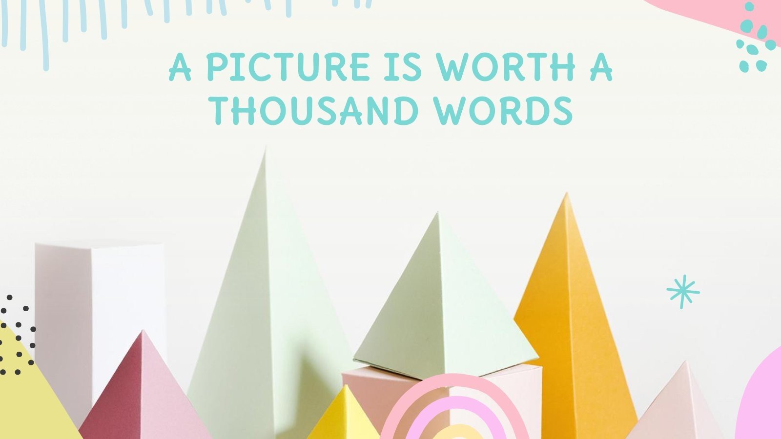 Simple Pastel Doodles Portfolio | Google Slides & PPT