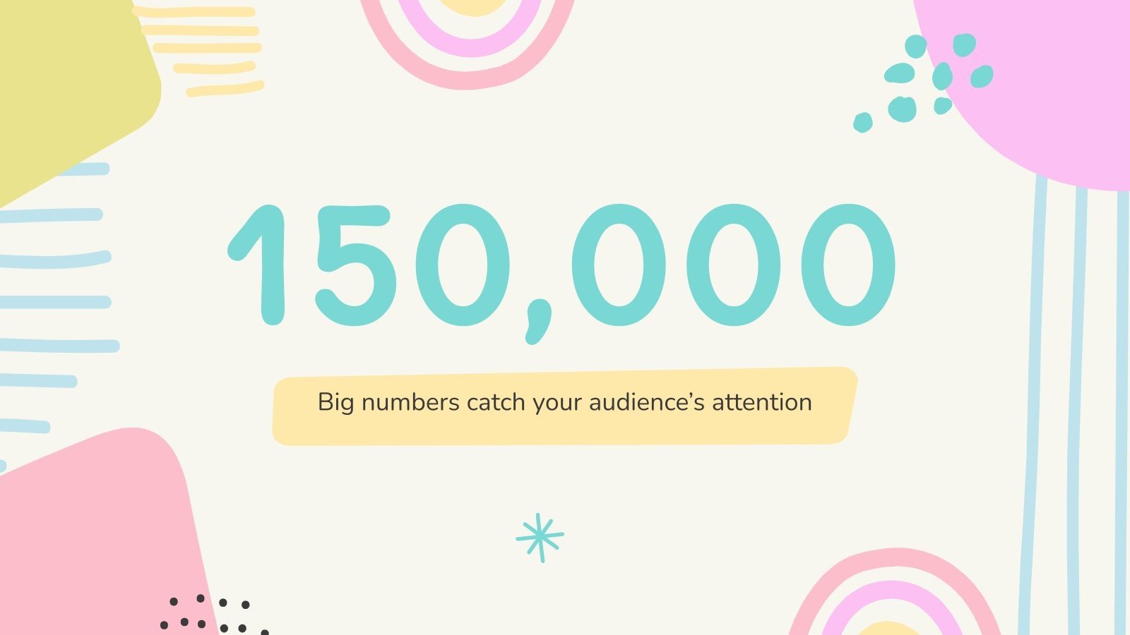 Simple Pastel Doodles Portfolio | Google Slides & PPT