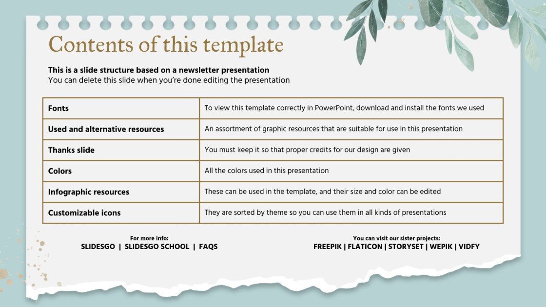 Vintage Paper Texture Style Newsletter | Google Slides & PPT