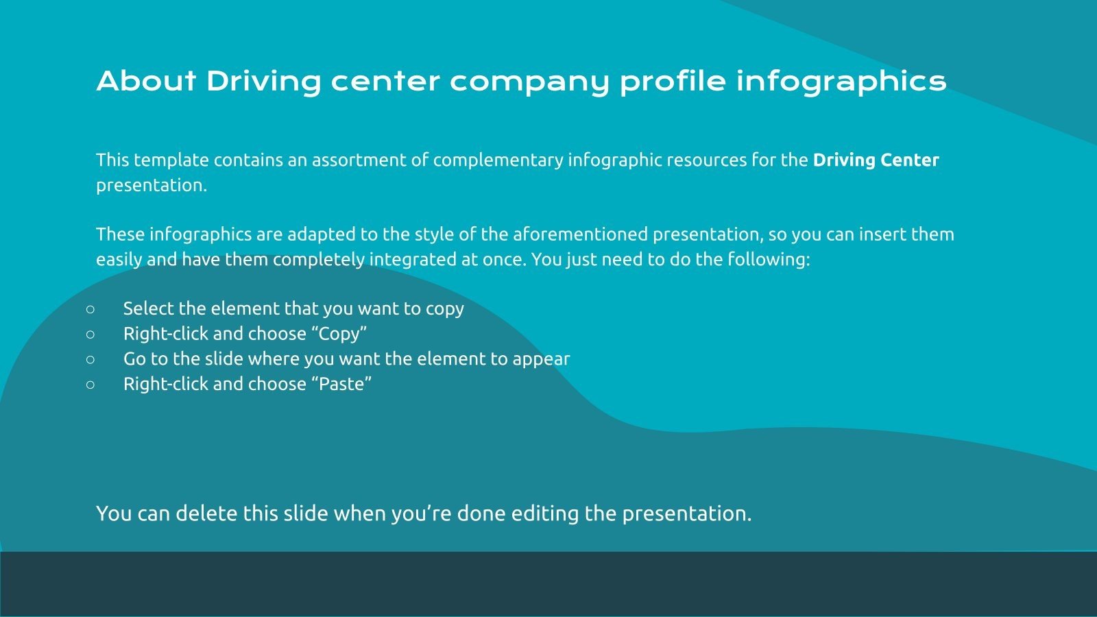 Driving Center Infographics | Google Slides & PowerPoint