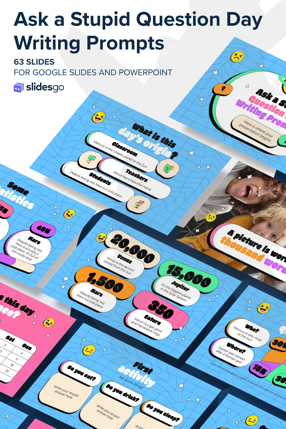 Ask a Stupid Question Day Writing Prompts for Middle School