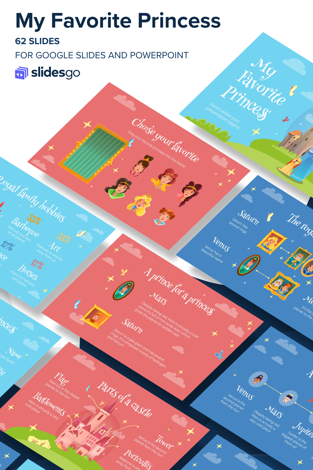 My Favorite Princess | Google Slides & PPT