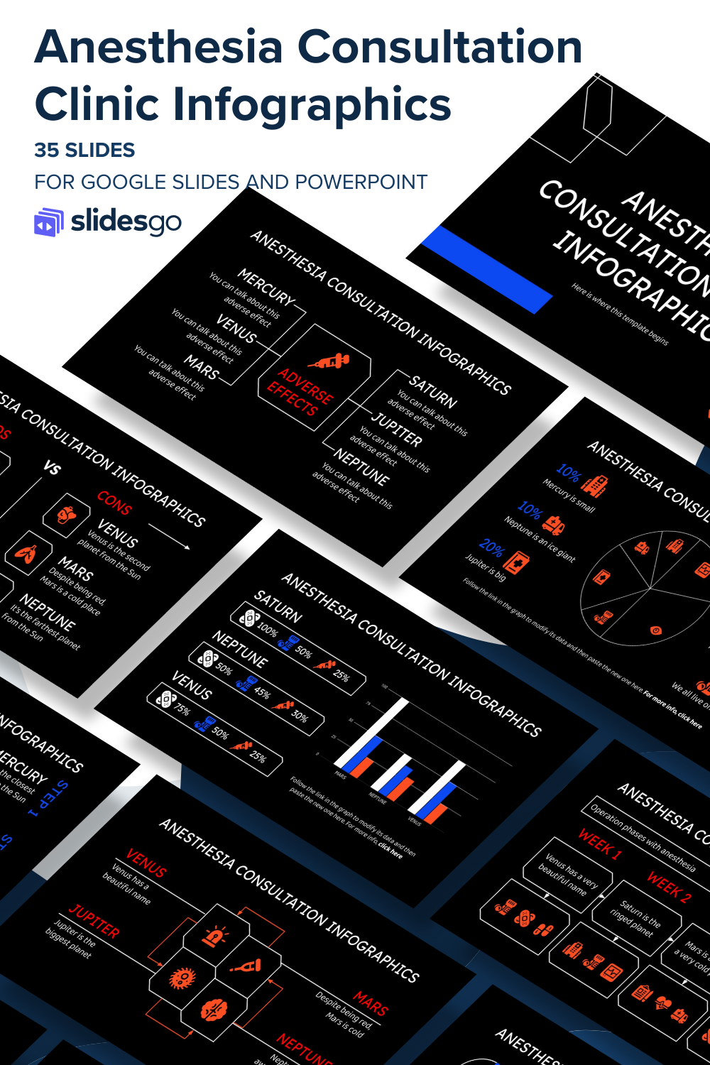 Anesthesia Consultation Clinic Infographics | Google Slides