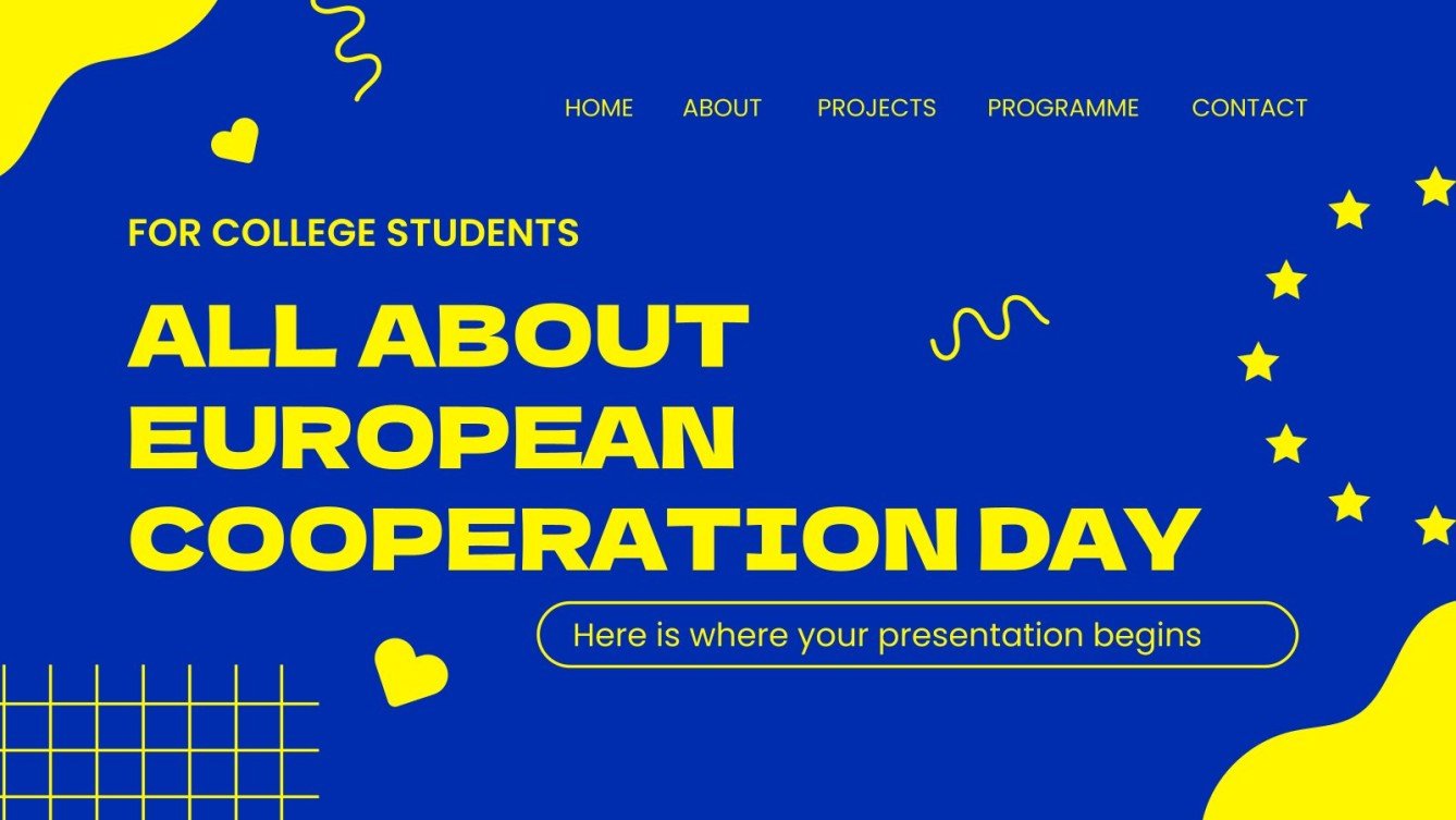 European Cooperation Day for College | Google Slides