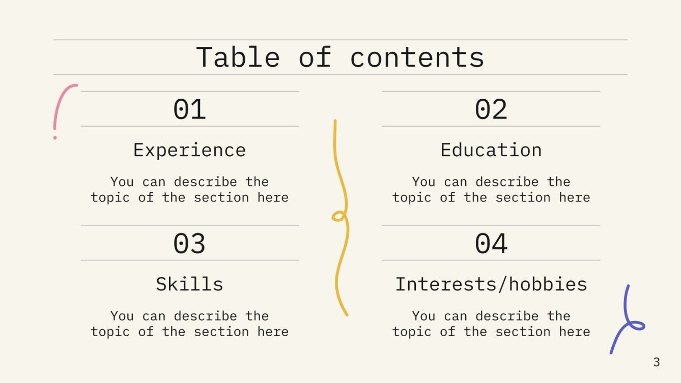 Special Education Teacher CV | Google Slides & PowerPoint