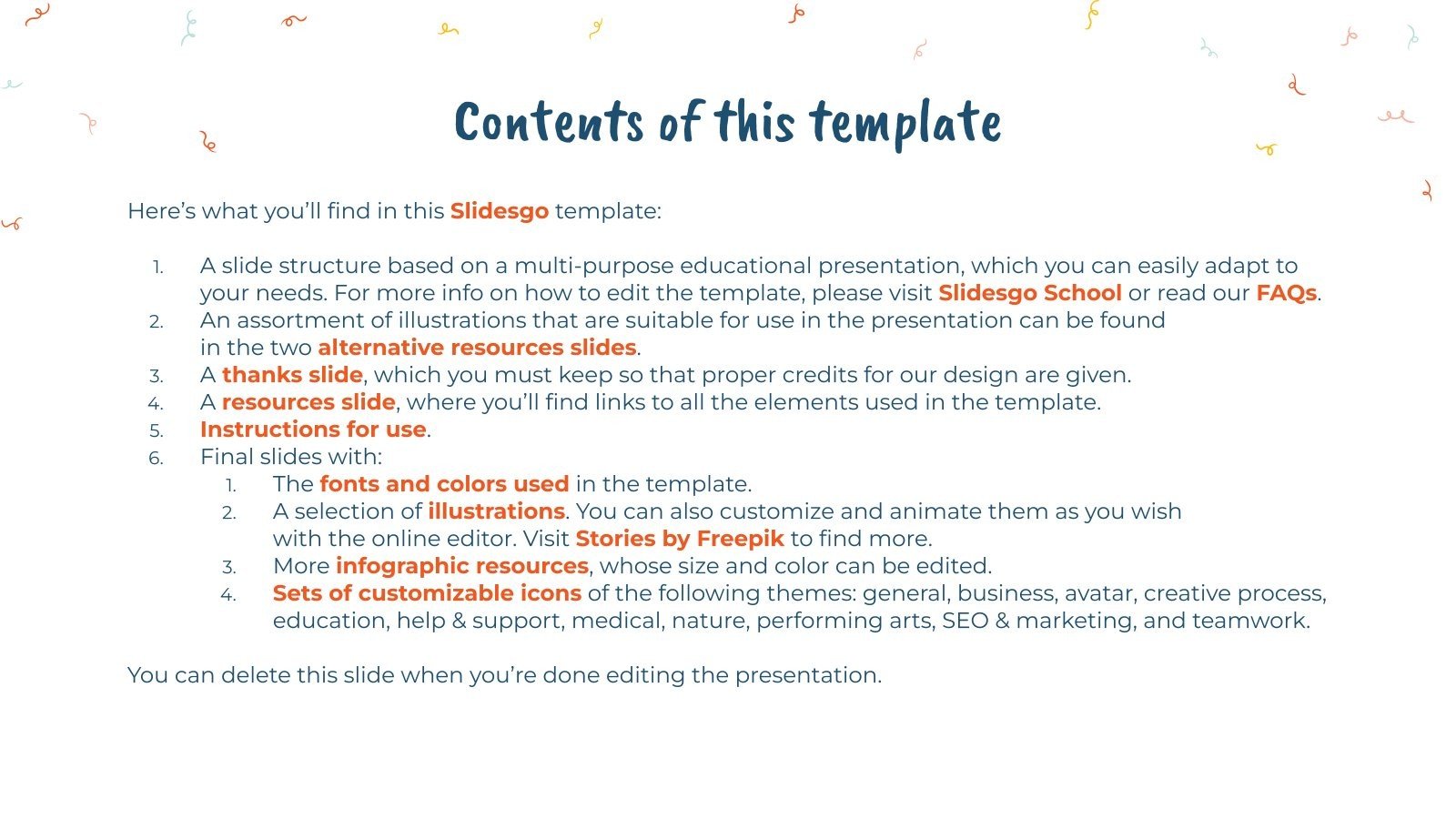 Pre-K New Year's Eve Activities Google Slides & PPT Template