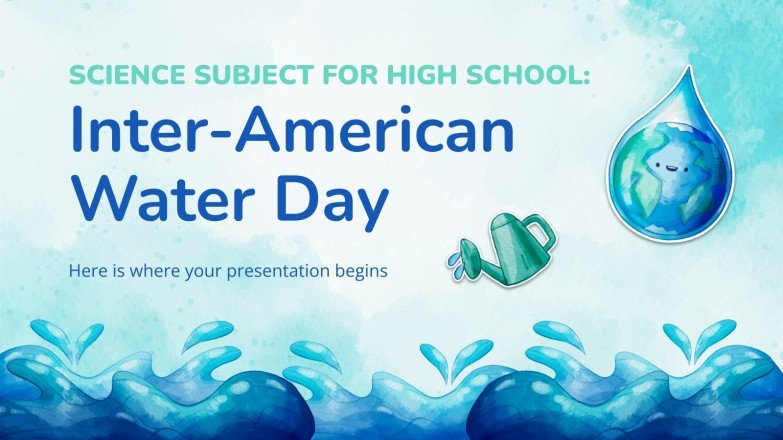 Temas gratis sobre Agua para Google Slides y PowerPoint