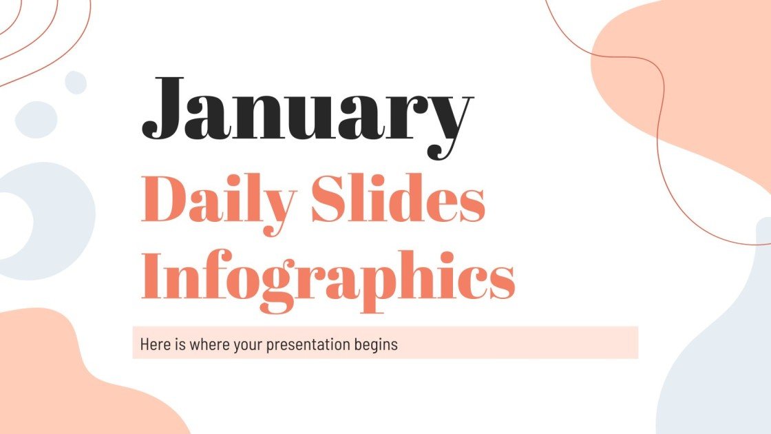 January Daily Slides Infographics | Google Slides & PPT