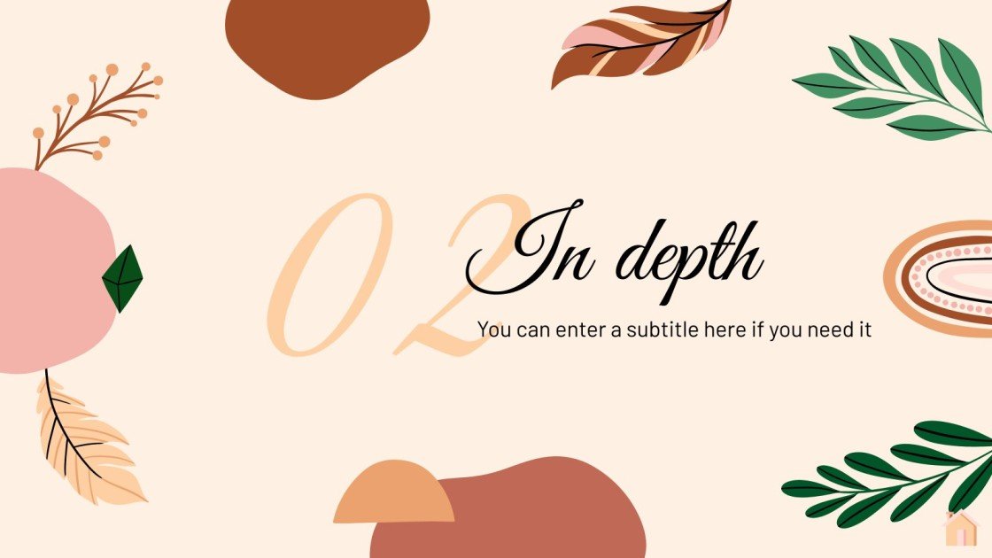 Pastel Boho Newsletter | Google Slides & PowerPoint template