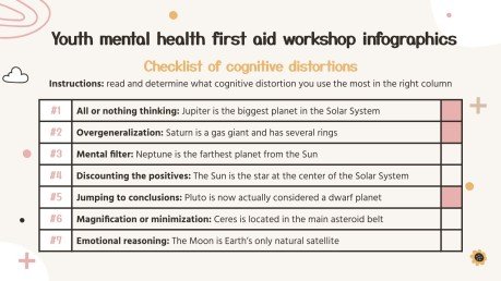 Youth Mental Health First Aid Workshop Infographics