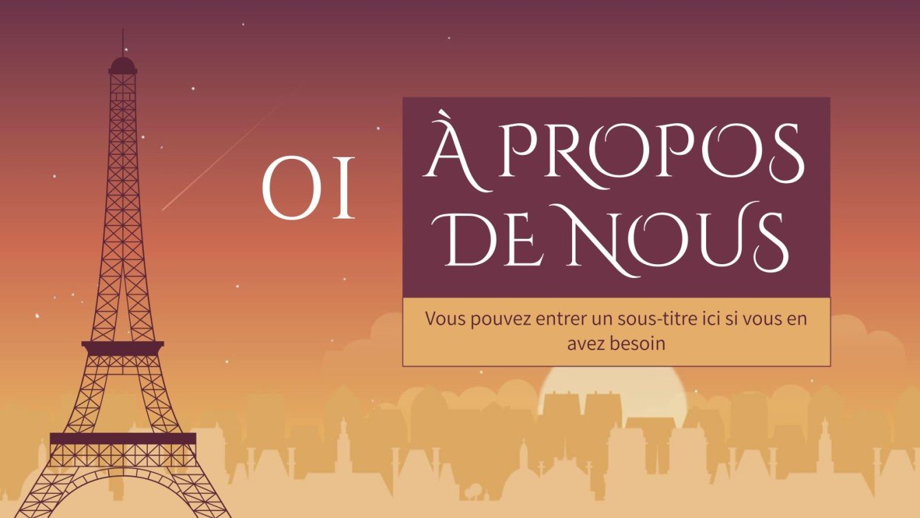 White Night in Paris MK Plan | Google Slides & PowerPoint