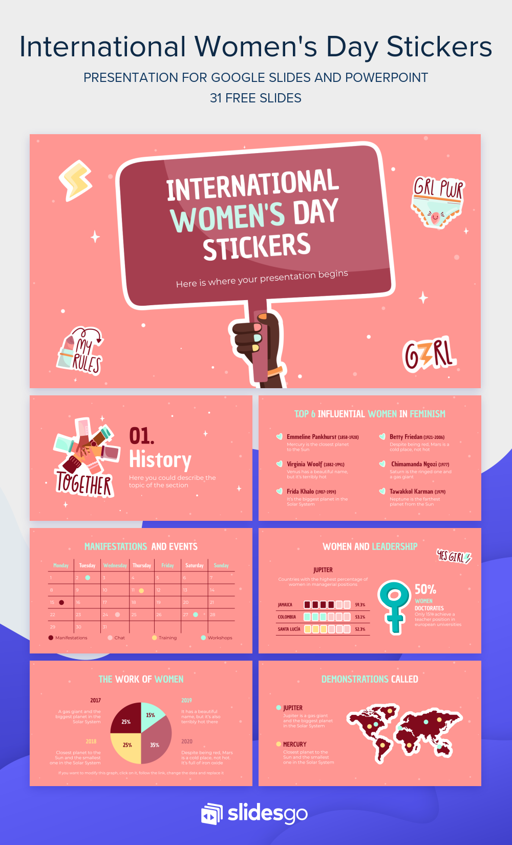 Women's History Month Google Slides Template at Shirley Bock blog