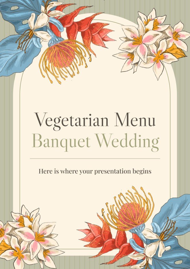 Google Slides & PowerPoint templates about banquets