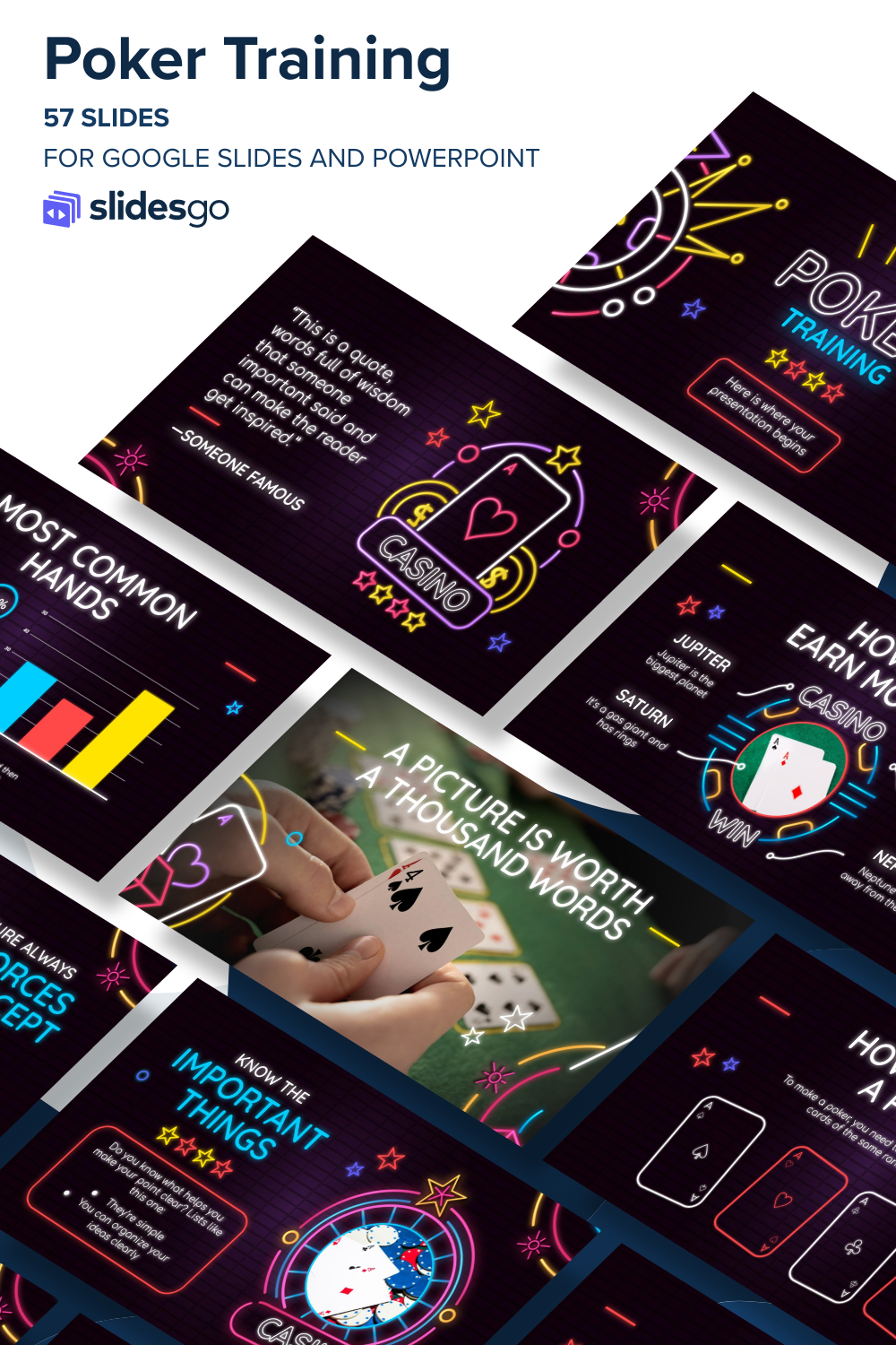 Poker Training | Google Slides theme & PowerPoint template