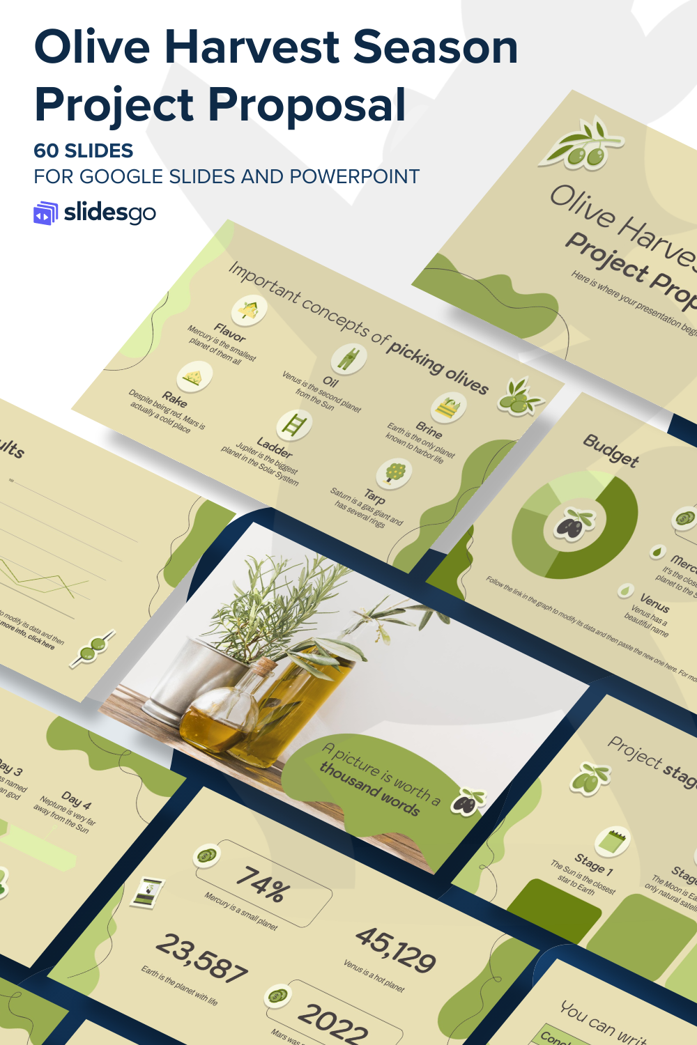 Olive Harvest Season Project Proposal | Google Slides & PPT