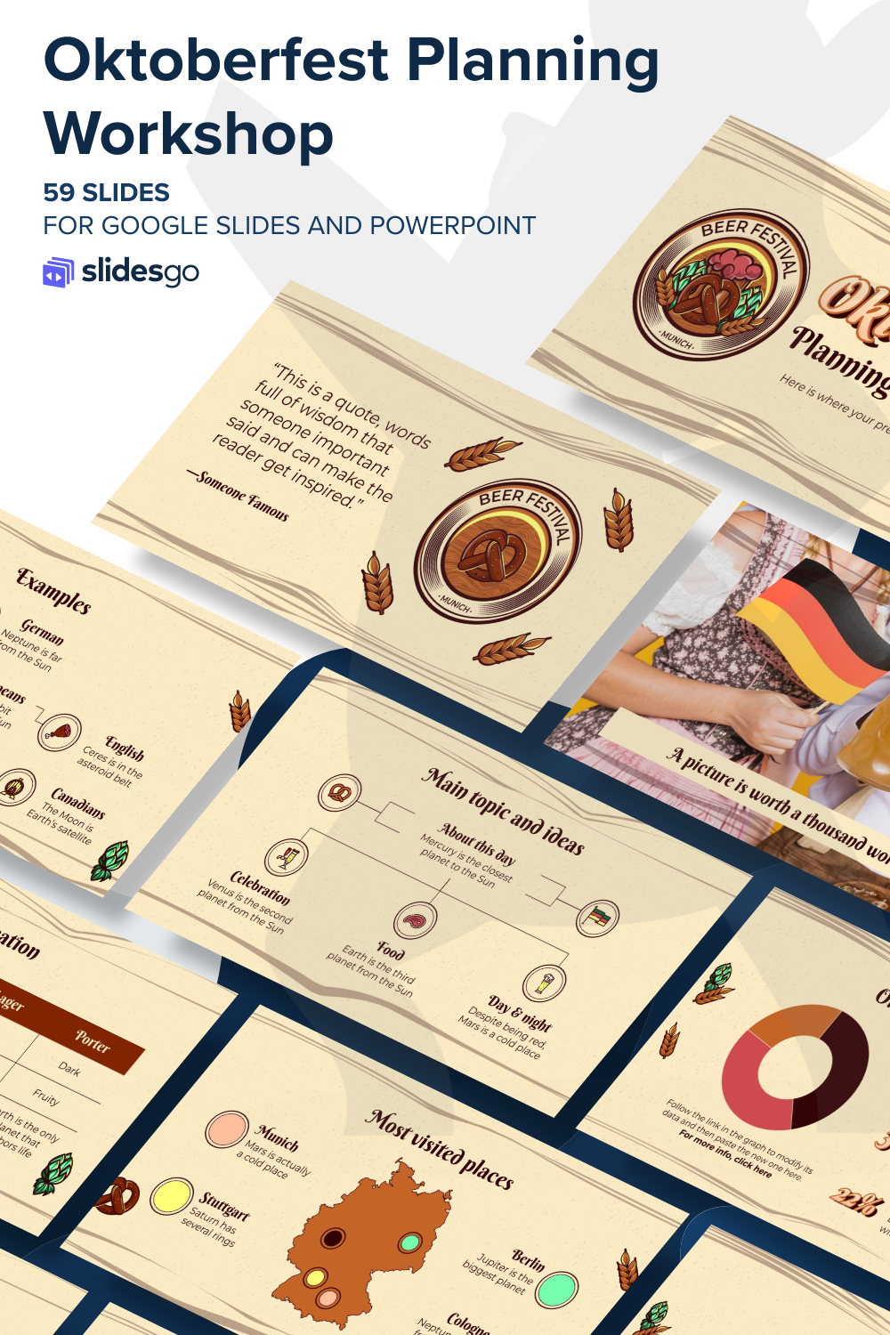 Oktoberfest Planning Workshop | Google Slides & PowerPoint