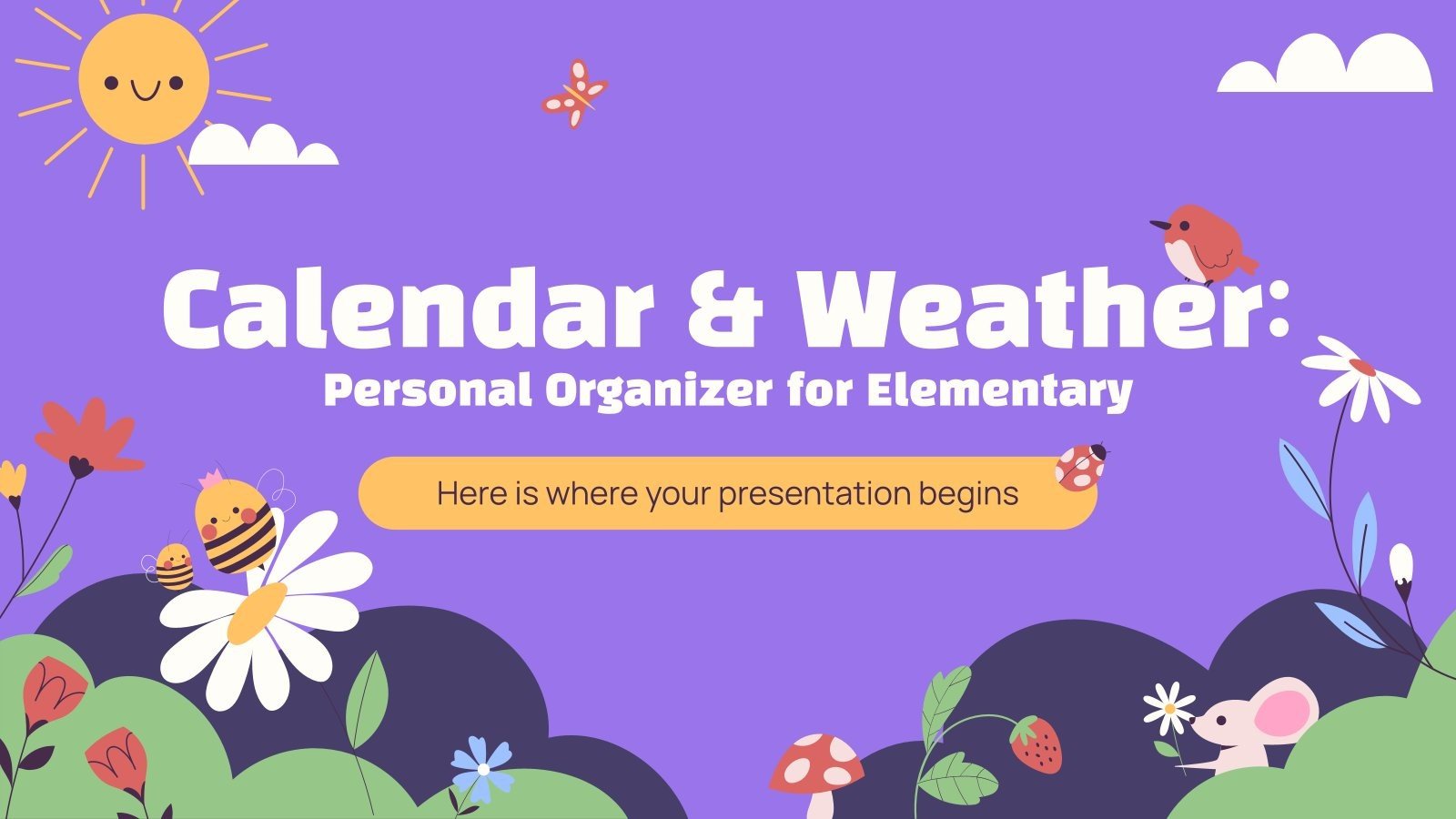 Free templates on Calendars & Weather for Google Slides & PPT