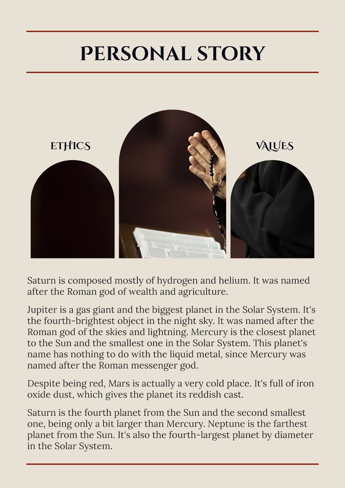 Religious Ethics & Values Booklet | Google Slides & PowerPoint