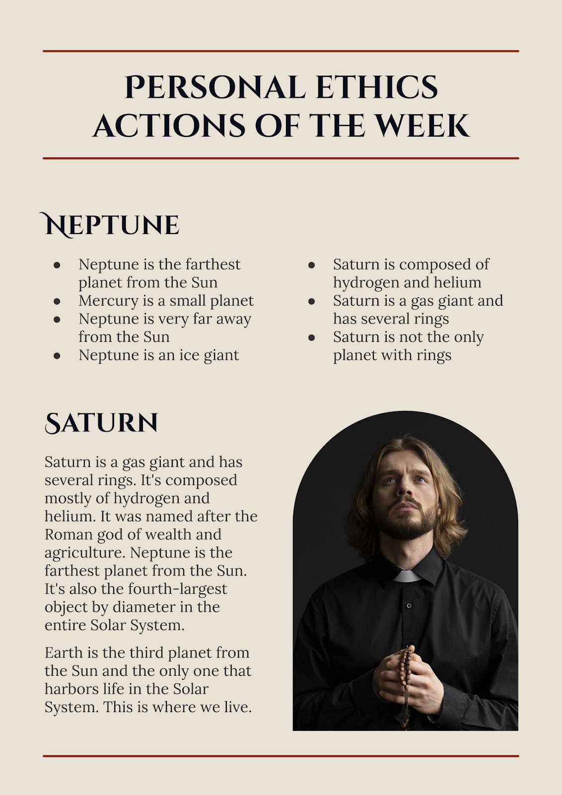 Religious Ethics & Values Booklet | Google Slides & PowerPoint