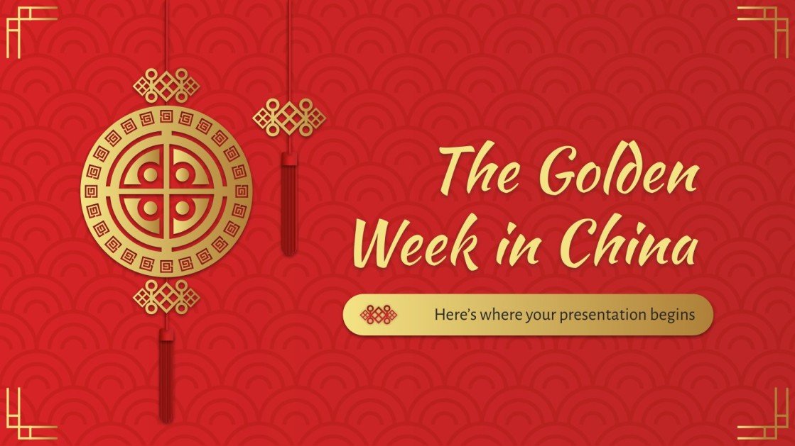 La Semana Dorada en China | Google Slides y PowerPoint