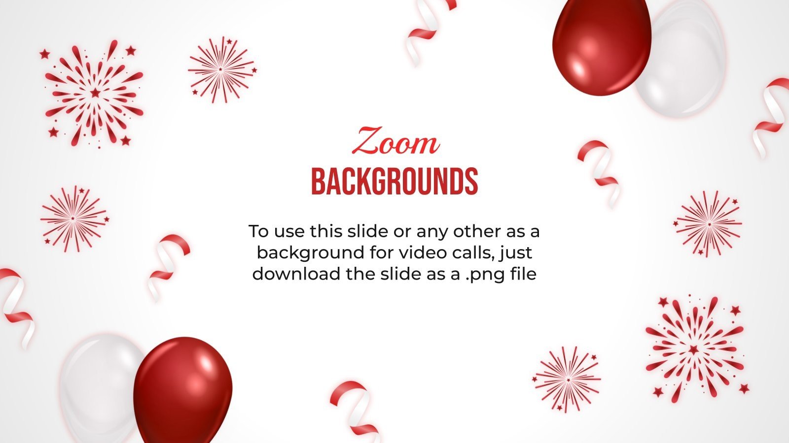 Indonesian Flag Backgrounds for Video Calls | Google Slides