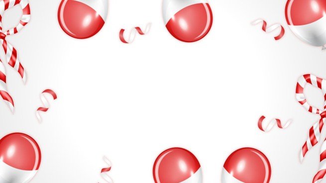 Indonesian Flag Backgrounds for Video Calls | Google Slides